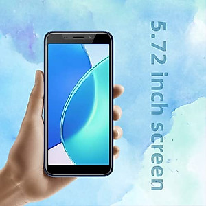 5.72-inch IPS Screen，X33 Unlocked Cell Phone，1GB RAM 8GB ROM，Front and Rear Cameras，Smartphone，Only Supports SIM Card Frequency Band of 3GWCDMA ：850/2100MHZ（Blue）
