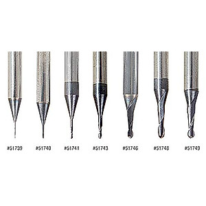 Amana Tool - 51739 AlTiN Coated CNC Steel, Stainless Steel & Composite Ball End Mini Mill