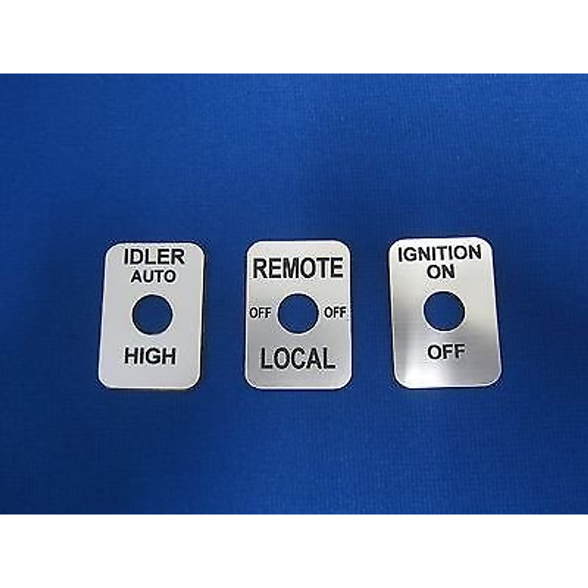 Lot Lincoln Welder Sa-200 Sa 250 Toggle Switch Legend Plate SilverF