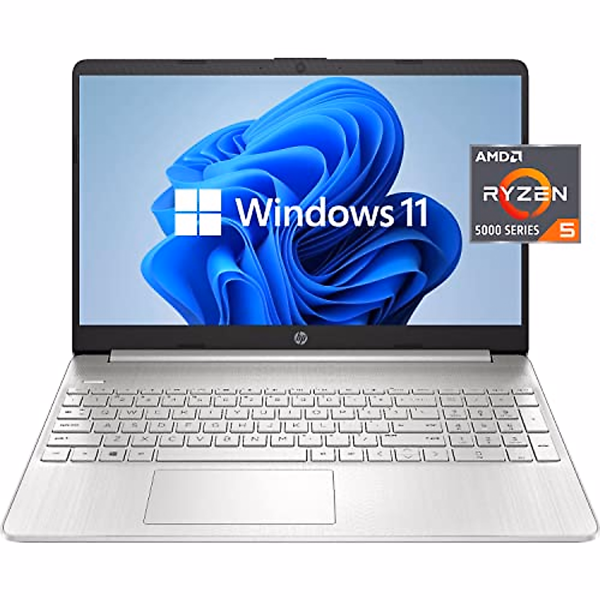 HP Pavilion 15.6" FHD Laptop (2022 Latest Model), AMD Ryzen 5 5500U (Beats i7-11370H), 32GB RAM, 512GB PCIe NVMe M.2 SSD, Thin & Portable, Micro-Edge & Anti-Glare Screen, Long Battery Life, Windows 11