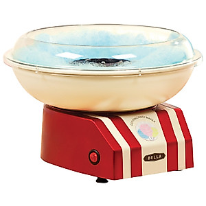 BELLA 13572 Cotton Candy Maker, Red and White