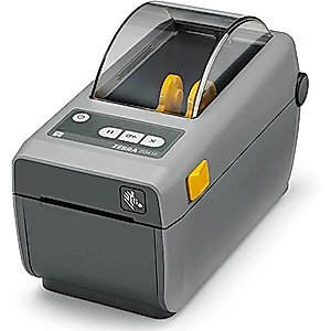 ZEBRA ZD410 Direct Thermal Only Desktop Barcode Label Printer - USB and USB Host, Modular Connectivity Slot - 203 DPI, 6 IPS, 2.2" Print Width, Monochrome - ZD41022-D01000EZ JTTANDS