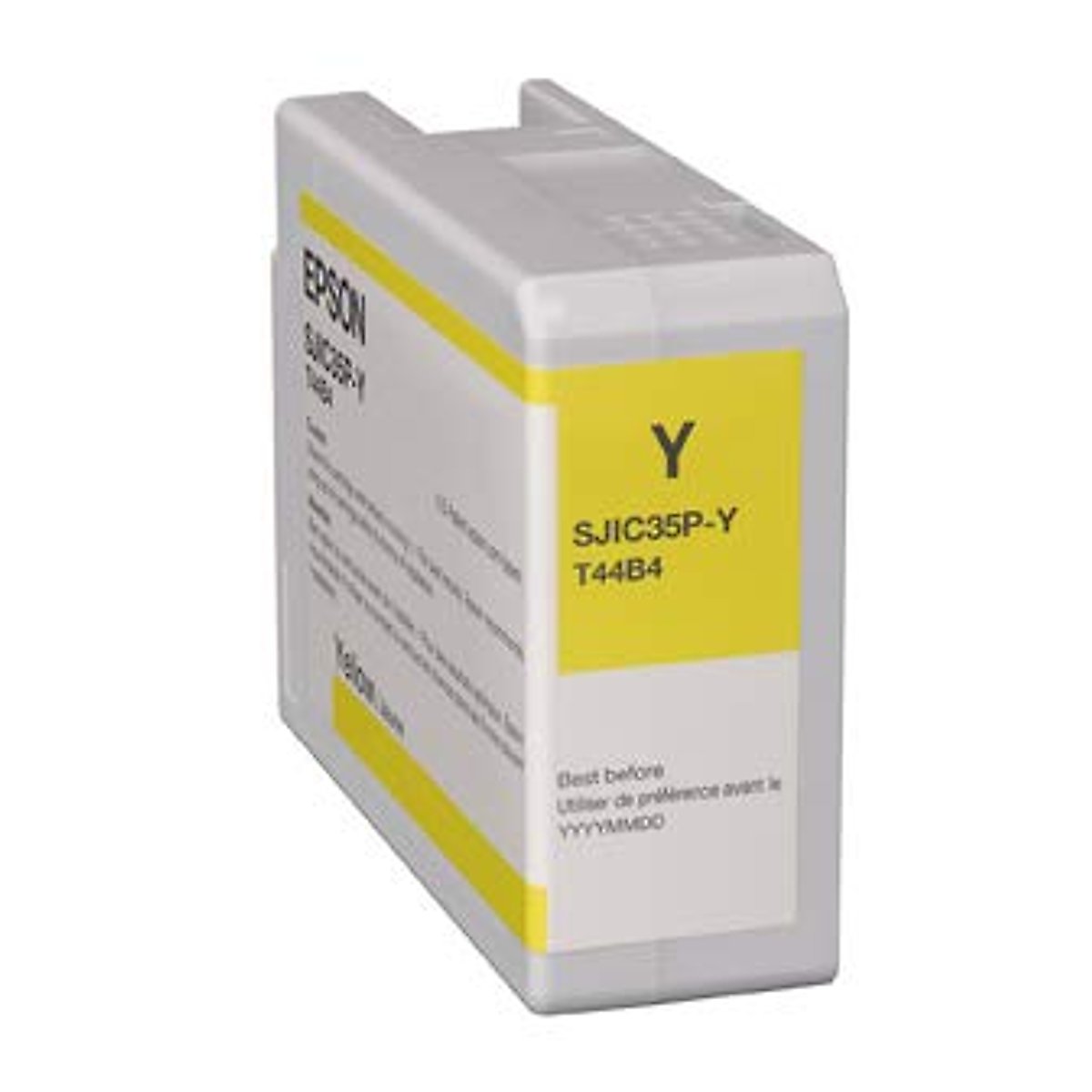 DT-TECHNO Genuine TM-C6000 and TM-C6500, CONSUMABLES, SJIC35P (Y),Yellow Ink Cartridge for COLORWORKS TM-C6000 and TM-C6500 C13T44B420