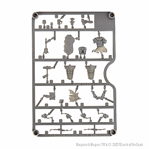 D&D Frameworks: Dwarf Cleric Female - Unpainted and Unassembled