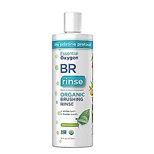 Essential Oxygen Plus Peppermint Brushing Rinse, 16 Ounce - 2 per case.