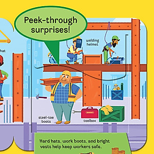 Peek-a-Flap Dig! - Construction Lift-a-Flap Board Book for Babies and Toddlers; Ages 2-7