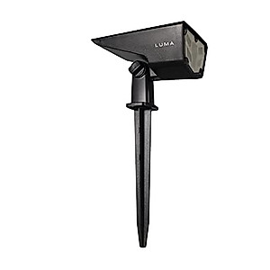 Luma Solar Outdoor Lights 2 Pack | Weatherproof Landscape Lighting with 22 LED Outdoor Lights for Patio, Yard | Garden & Wall Mount | 3 Modes Cool, Warm, Both + Rechargeable All-Night Battery