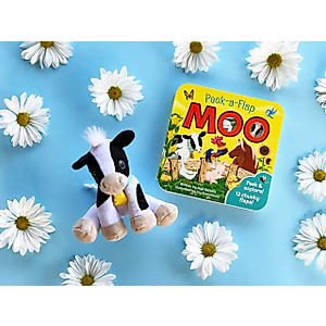 Moo: Peek-a-Flap Children's Board Book