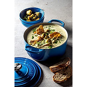 Le Creuset Enameled Cast Iron Signature Round Dutch Oven, 5.5 qt., Marseille
