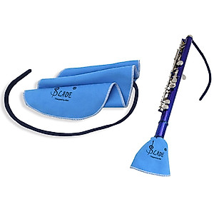 OriGlam Sax Saxophone Cleaning Cloth, Saxophone Pull Through Swab Instrument Cleaner Cloth, Sax Instrument Cleaner for Flute Clarinet Saxophone