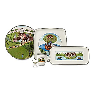 Villeroy & Boch 1486302808 About Square Platter, Multi, Small