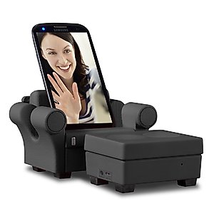 Phoniture Wireless Bluetooth Speaker and Charging Station (Black)