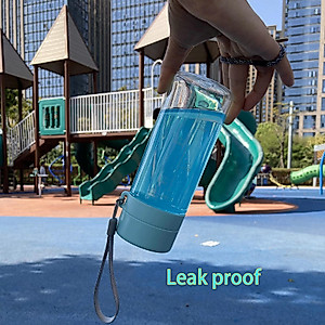 SEAYIN 12oz Kids Small Water Bottle for School Lunch Plastic Reusable Juice Bulk Cute Mini Kawaii Crunch Cups Portable Cereal Refillable Milk Mug for Smoothie Coffee Tea Snacks and Other Drinks Beverage (350ml, 4 pcs)