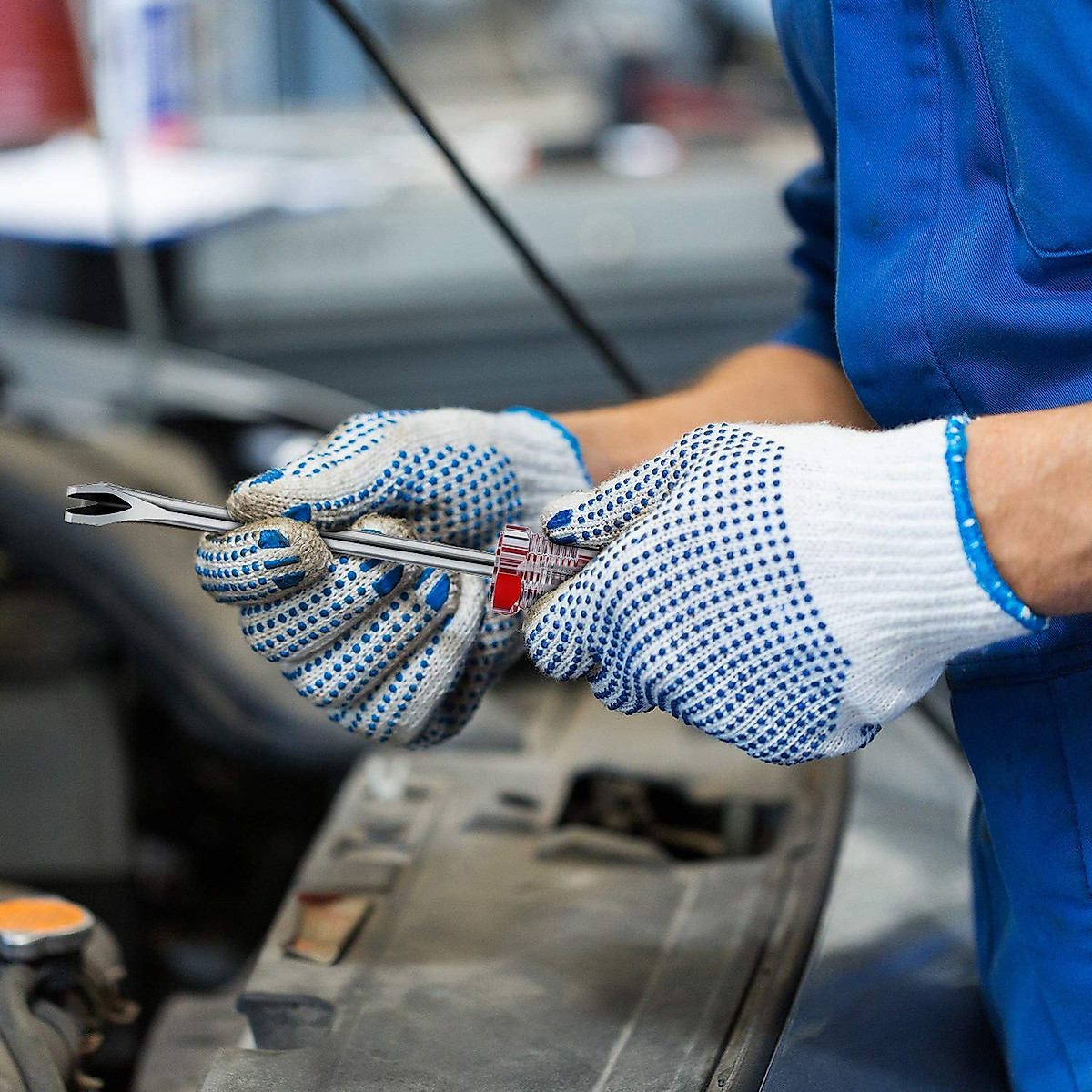 3 Packs Tack Lifter 3 mm U Tip Nail Staple Rivet Tack Puller Screwdriver Upholstery Staple Remover Tool for Furniture