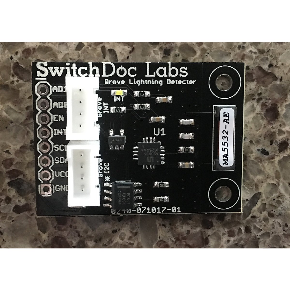 SwitchDoc Labs The Thunder Board - I2C Lightning Detector with Grove Connectors