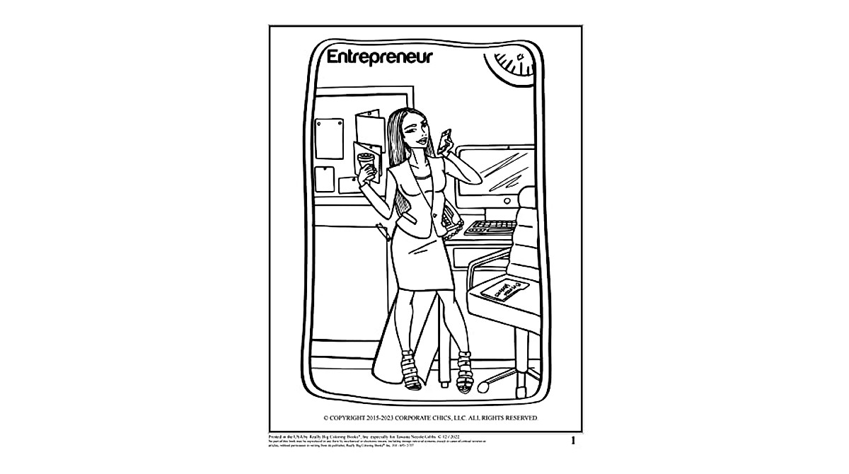 Empower Girls: Career Coloring Workbook for Future Bosses