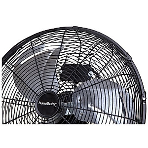 Homebasix Lf-20 High Velocity Floor Fan, Black