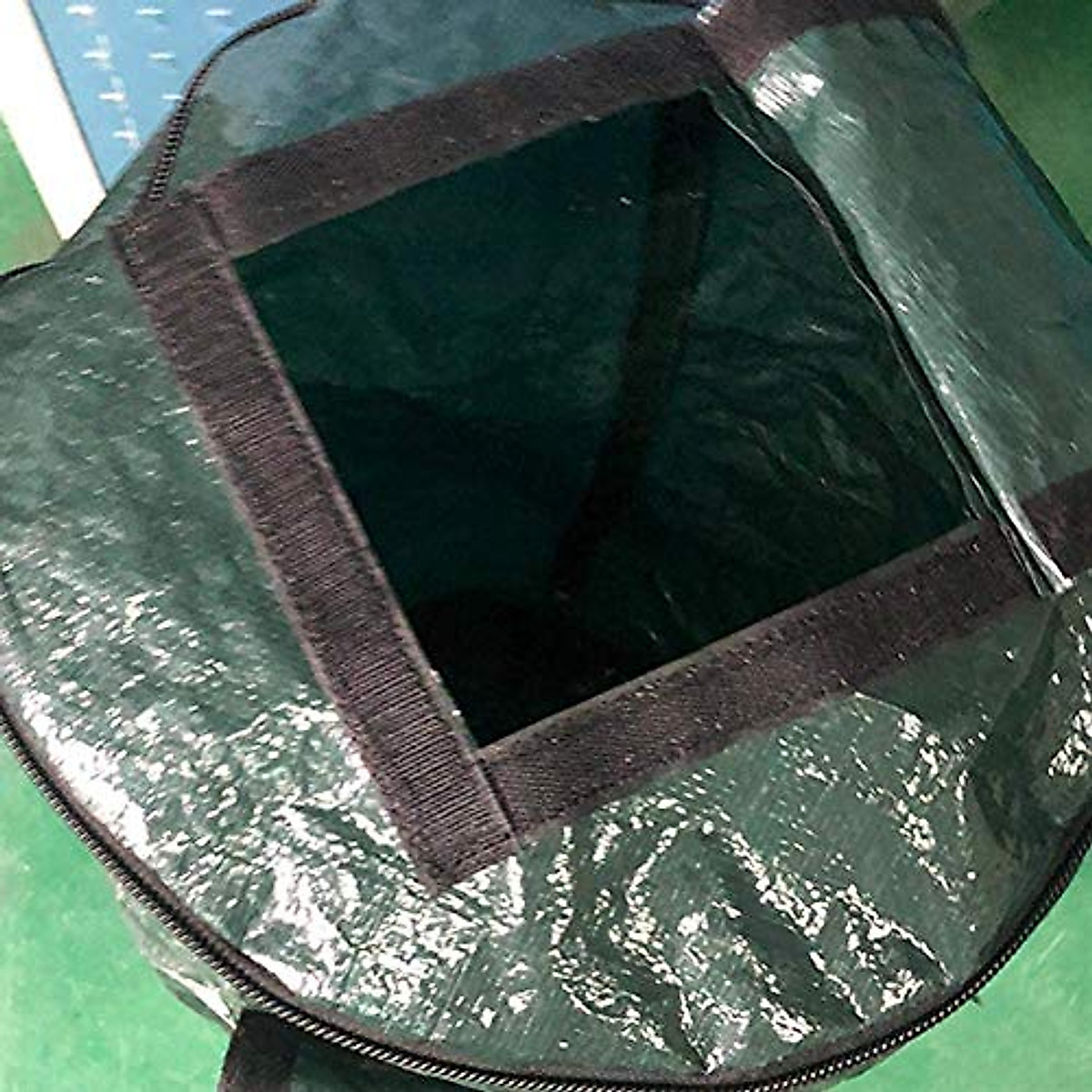 Frattina Collapsible Compost Bin,Yard Waste Bag, Reusable Heavy Duty Garden Leaf Waste Bag Yard Compost Bin Composting Fruit