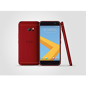 HTC 10 32GB GSM Unlocked LTE Quad-Core Android Phone w/ 12MP Camera - (International) Red