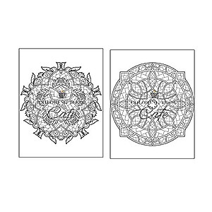 125 Mandalas: An Adult Coloring Book Featuring 125 of the World’s Most Beautiful Mandalas for Stress Relief and Relaxation (Mandala Coloring Books)