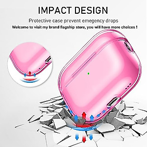 Valkit Compatible Airpods Pro 2nd Generation Case Clear, Soft TPU AirPods Pro 2 Case Transparent Protective Shockproof with Lanyard for Women Men iPods Pro 2 Case for Airpods Pro 2 Charging Case