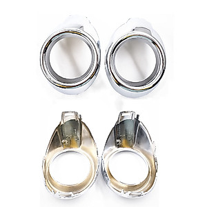 munirater Pair of Clear Lens Driving Fog Lights Bumper Lamps with Bulbs Replacement for 2012-2014 Focus S/SE/SEL/Titanium models