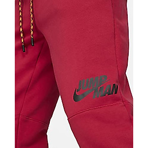 Jordan Jumpman Men's Fleece Pants (Large, Mystic Hibiscus/Black)