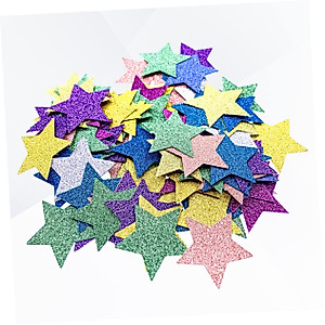 jojofuny 200pcs Decor Party Paper Scrap Tabletop Star Sprinkles Engagement Bridal Painting Confetti Paper Scrap. Diy Paper Scrap Party Supplies Dining Table Scatter Baby Mini
