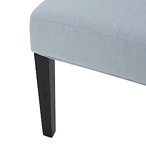 Christopher Knight Home Hayden Fabric Dining Chairs, 2-Pcs Set, Wood, Light Sky