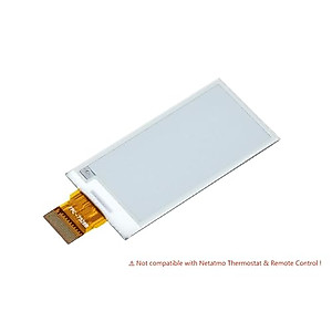 waveshare 2.13inch E-Ink Raw Display Compatible with Raspberry Pi 4B/3B+/3B/2B/B+/A+/Zero/Zero W/WH/Zero 2W Series Boards 250x122 Resolution SPI Interface Without PCB Supports Partial Refresh