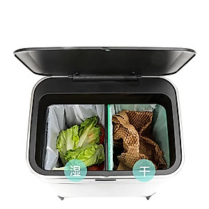 MFCHY Stainless Steel Trash Can Automatic Kitchen Cabinet Storage Household Cleaning Tools Garbage Bin Sensor Bin