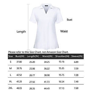 Vidusou Summer Tops for Women,Ladies Cap Sleeve Casual Polo V Neck Plus Size Oversize Clothes Golf Apparel White XXL