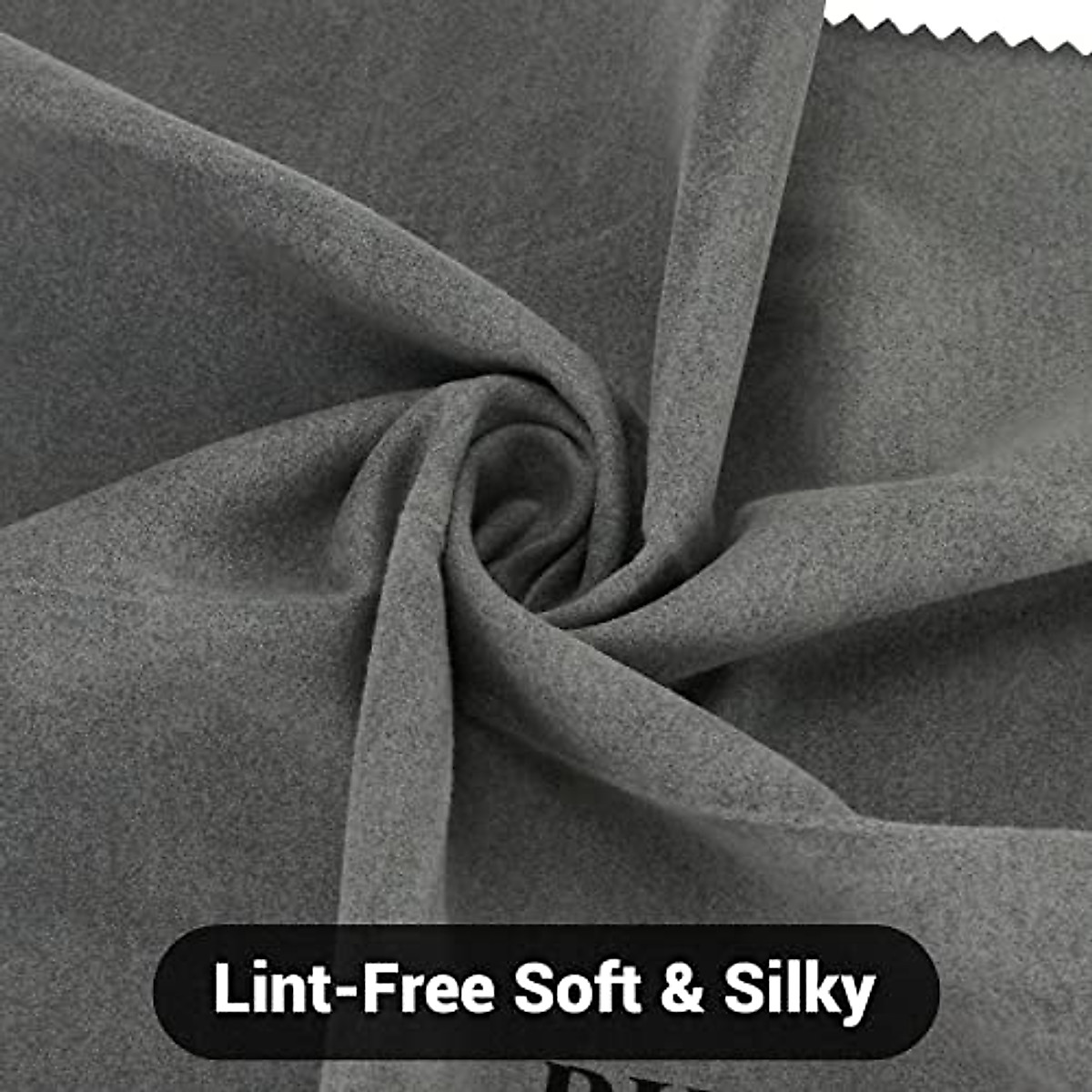 Gun Cleaning Cloth and Gun Cleaning Patches in Storage Box, 12"x12" Silicon Gun Cloth and 600pcs 2"x2" Gun Patches, Lint Free Gun Cleaning Supplies Fit for Most Firearms 9mm