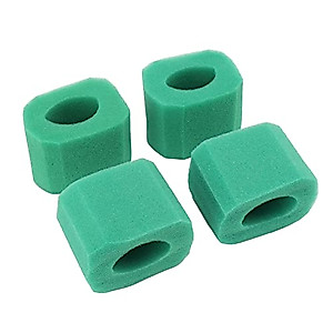 Jeanoko 4pcs Pool Filter Cartridge Sponge Reusable Durable Practical Filter Foam Replacement Filter Sponge Filter Foam for Home Outdoors Pool Pump Use Garden Entertainment