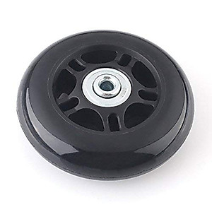 F-ber Luggage Suitcase Wheels Replacement Kit 68x24mm/2.68"x0.94" w/ 6mm ABEC 608zz Inline Outdoor Skate Replacement Wheels, Set of (2) Wheels (OD:68 W:24 ID:6 Axles:35&40)