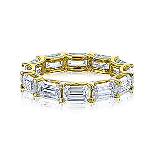 Kobelli East-West Moissanite Eternity Ring - white-gold / 5.5