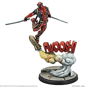 Marvel: Crisis Protocol Deadpool & Hydra Agent Bob Character Pack - Embrace Deadpool's Witty Mayhem! Tabletop Superhero Game, Ages 14+, 2 Players, 90 Minute Playtime, Made by Atomic Mass Games