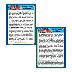 Super Duper Publications | Let's Name... Things Fun Deck Flash Cards | Educational Learning Resource for Children