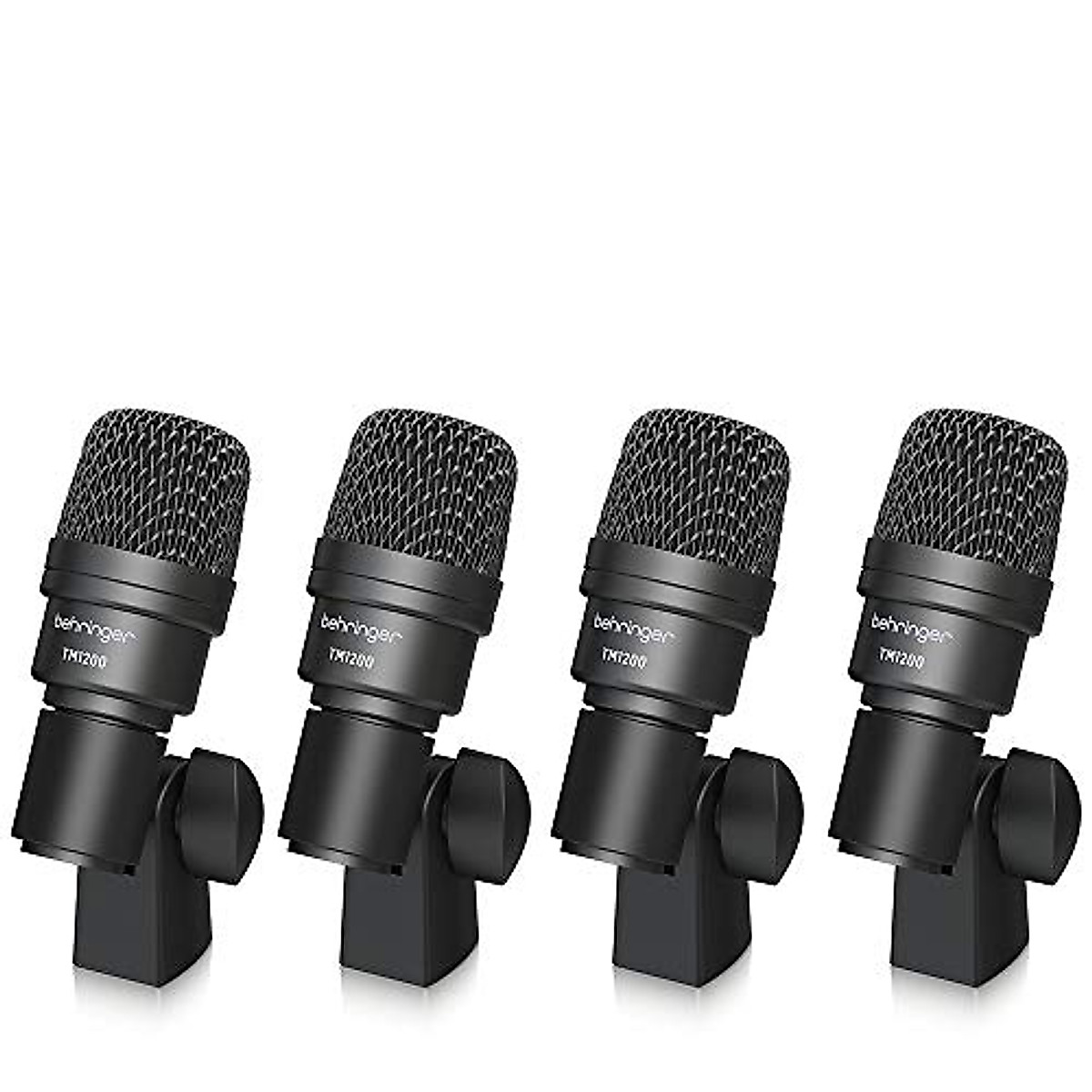 Behringer BC1200 Professional 7-Piece Drum Microphone Set for Studio and Live Applications, Black