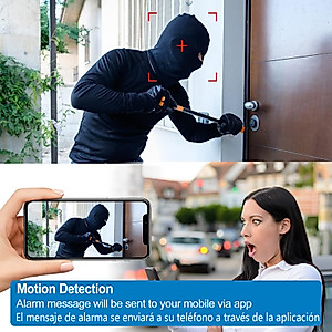 Small Spy Hidden Camera,Rettru HD Portable IP Security Camera with Motion Detection,Cloud Storage,Remote Monitoring for iOS/Android Phone APP
