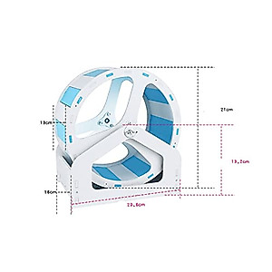 TDDGG Hamster Running Exercise Wheel Silent Runner Toy with Adjustable Stand Spinner (Color : C)