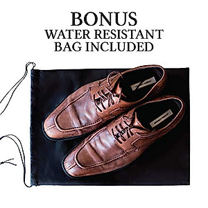 Garment Bags with Shoe Bag - Breathable Garment Bag Covers Set of 5 for Suit Carriers, Dresses, Linens, Storage or Travel - Suit Bag with Clear Window