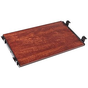 Lorell 87526 Keyboard Tray, 26"x15-3/8", Cherry