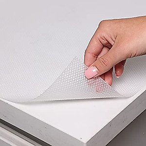 Con-Tact Brand Duraliner Shelf Liner, Non-Adhesive and Multi-Use Drawer Liner, Made of Vinyl, Waterproof Liner, 24" x 10', Diamond Clear
