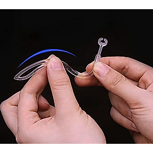 ALXCD Ear Hooks Replacement for Air Pods Pro, Anti-Slip Adjustable Over-Ear Soft TPU Earhook [Anti Slip][Anti Lost], Compatible with AirPods Pro AirPods1 AirPods2 Headphones, 3 Pairs Clear