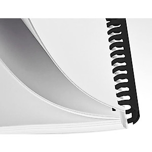 Q Connect Binding Comb 8mm Black Pack of 100 Kf24018