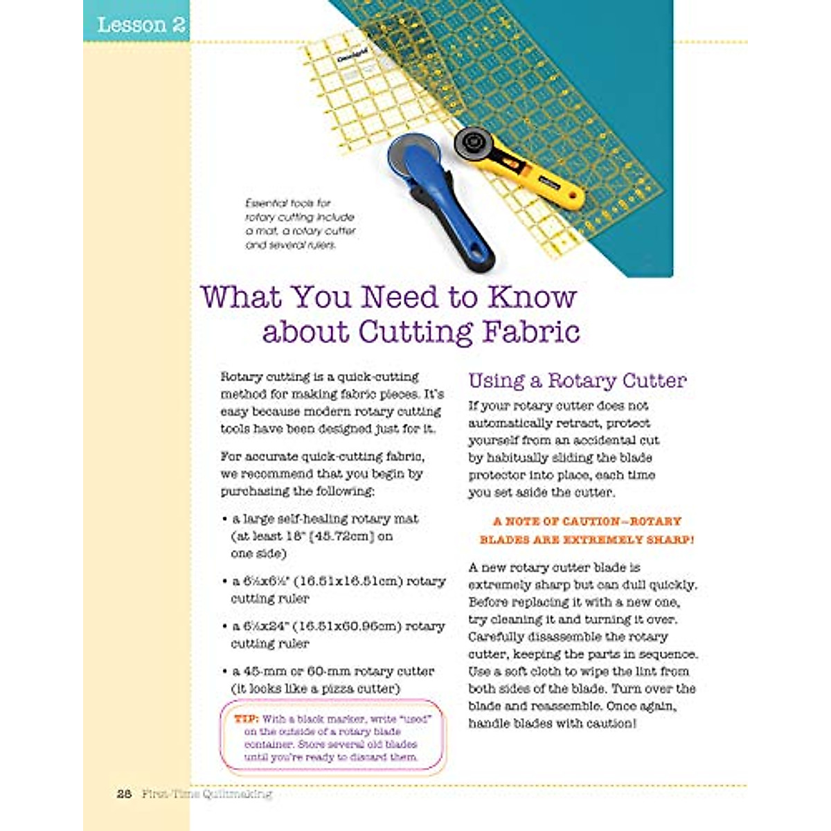 First-Time Quiltmaking, Second Edition, Revised & Expanded: Learning to Quilt in Six Easy Lessons (Landauer) 7 Simple Projects and Easy-to-Follow, Clearly Illustrated Instructions for Beginners