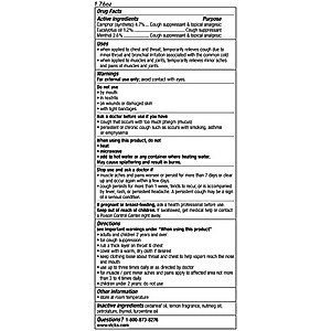 Vicks VapoRub Topical Cough Suppressant Ointment - 1.76 oz