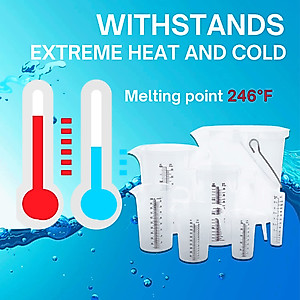 ACCUPOUR 4oz (110 mL) Graduated Cylinder - Heat Resistant & Chemical Resistant, Multipurpose Measuring Cylinder, Measurements in Milliliters (mL) and Fluid Ounces (Fl Oz) (1 Pack)