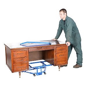 Vestil DESK-M Desk Mover, Blue, 600 lb. Capacity